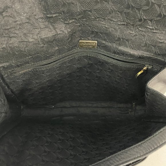 Movado | Bags | Movado Vintage Black Leather Clutchshoulder Bag | Poshmark